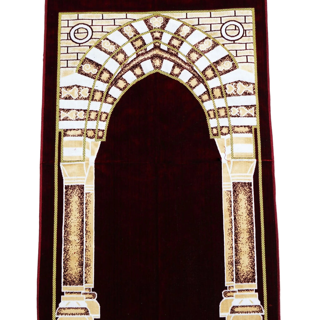 Mihrab Design Turkish Islamic Prayer Mat - Almanaar Islamic Store ...