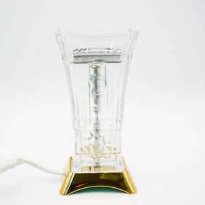 Bakhoor burner Electric Engraved Glass Censer Incense Clear | Almanaar ...
