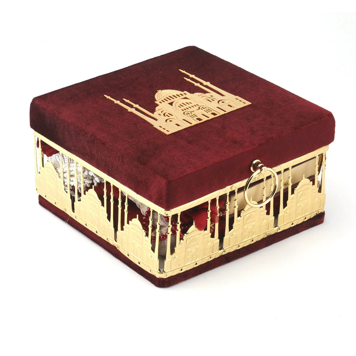 Luxury Quran Gift Set with Traditional Velvet Box - Almanaar Islamic ...