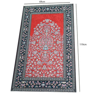 Premium Red Prayer Mat Fabric Roll