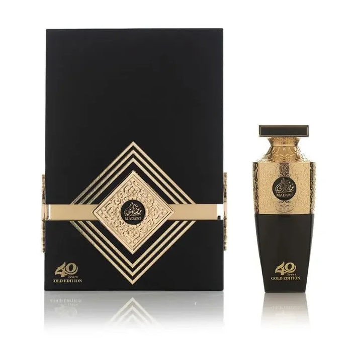 Madawi 40 Years Gold Edition Eau De Parfum 90ml Arabian Oud - Almanaar ...