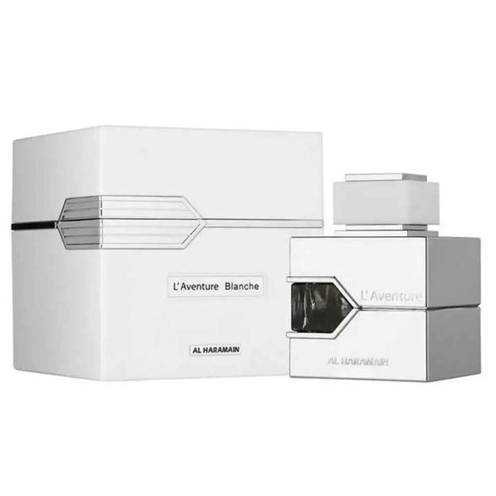 L'Aventure Blanche Eau de Parfum 100ml Al Haramain – almanaar Islamic Store