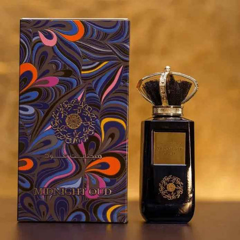 Midnight Oud Eau de Parfum 100ml Ard Al Zaafaran – almanaar Islamic Store