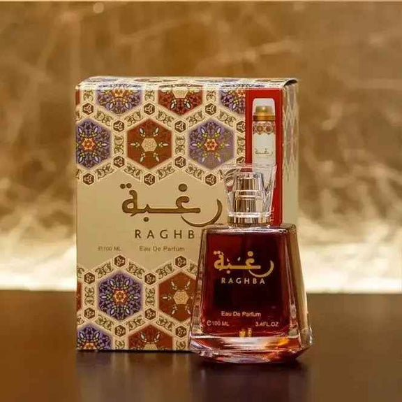 Raghba Eau De Parfum 100ml Lattafa - Almanaar Islamic Store – almanaar ...